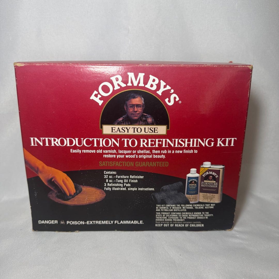 Formby's Introduction to Refinishing Kit Furniture Refinisher Tung Oil ...