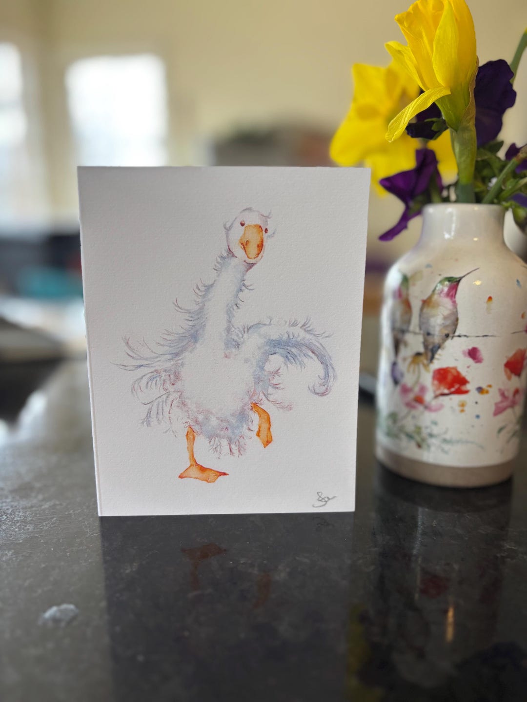 Happy Goose Cards, Set of 10, Printed From My Original Watercolor ...