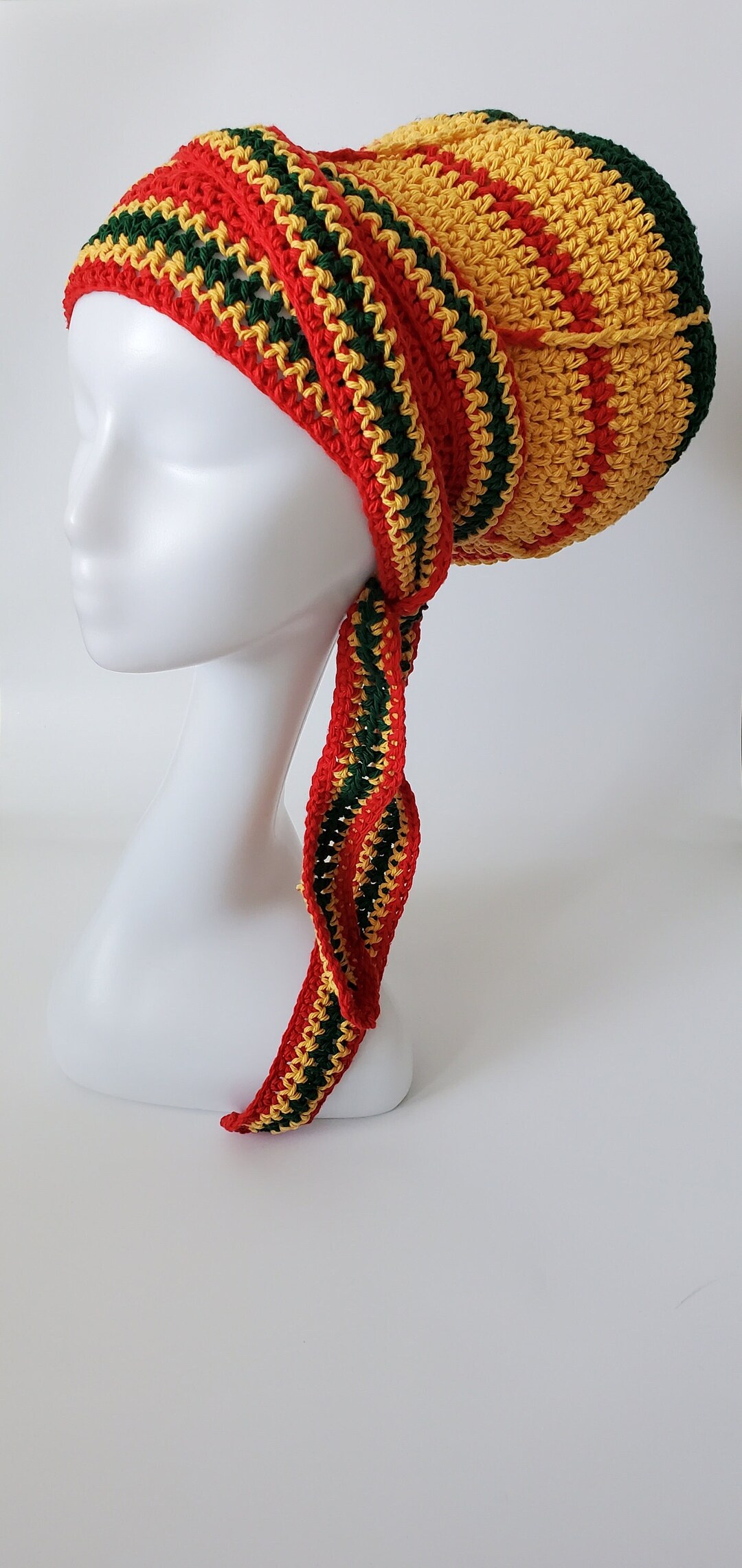 Cotton Urban Turban Crocheted Head-wrap MADE TO ORDER 100% Natural ...