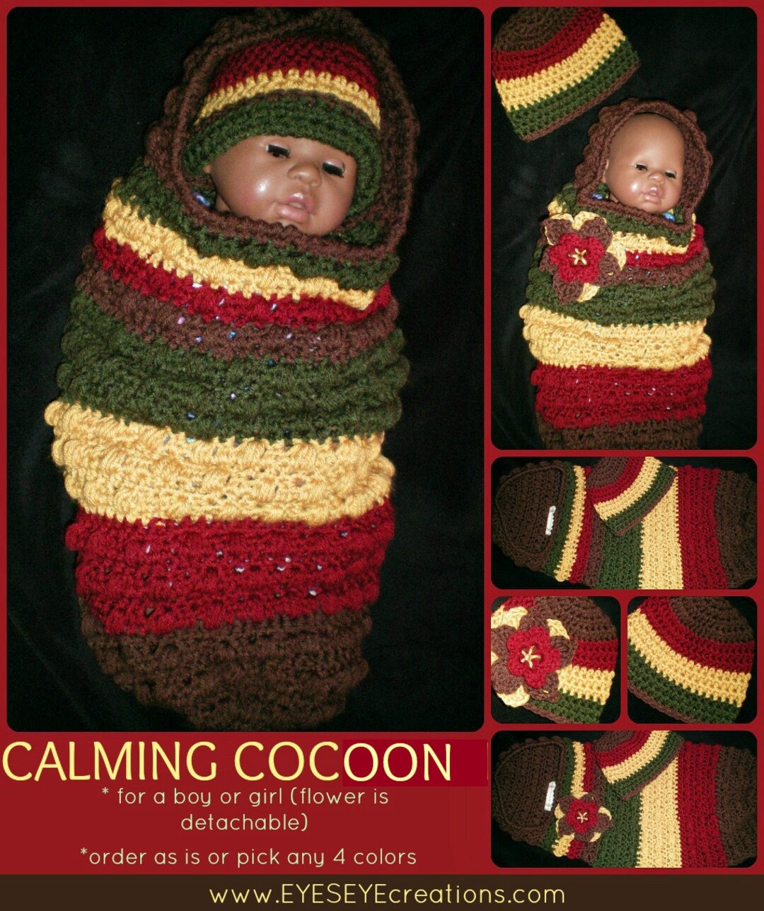 Calming Baby Cocoon MADE to ORDER - Etsy