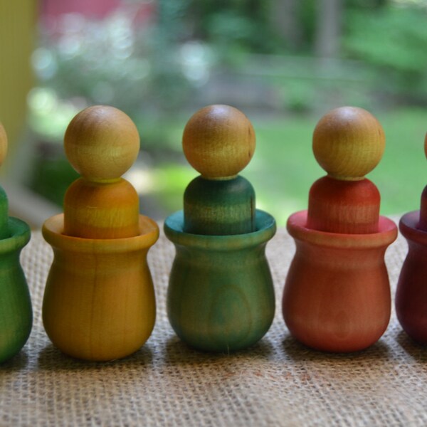 Peg People Family - Etsy