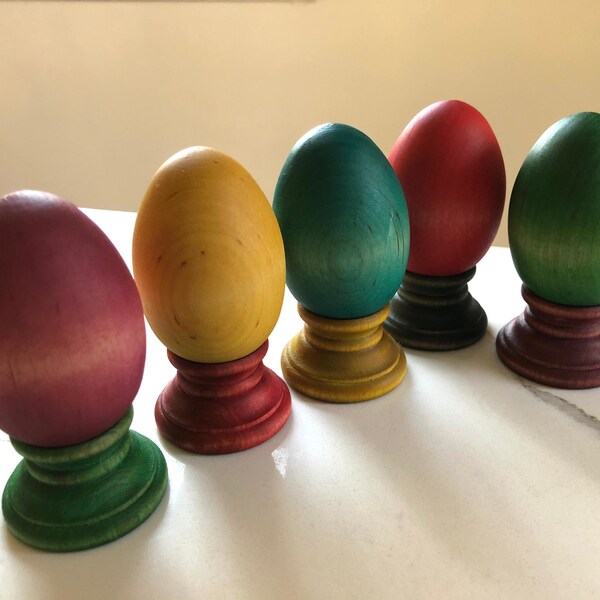 Wooden Easter Eggs - Etsy