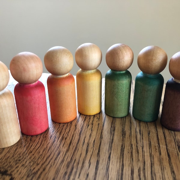 Peg People Family - Etsy