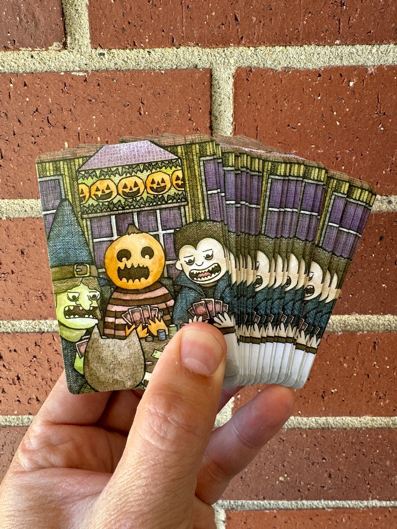 Monsters Playing Cards- Playing Cards - Etsy