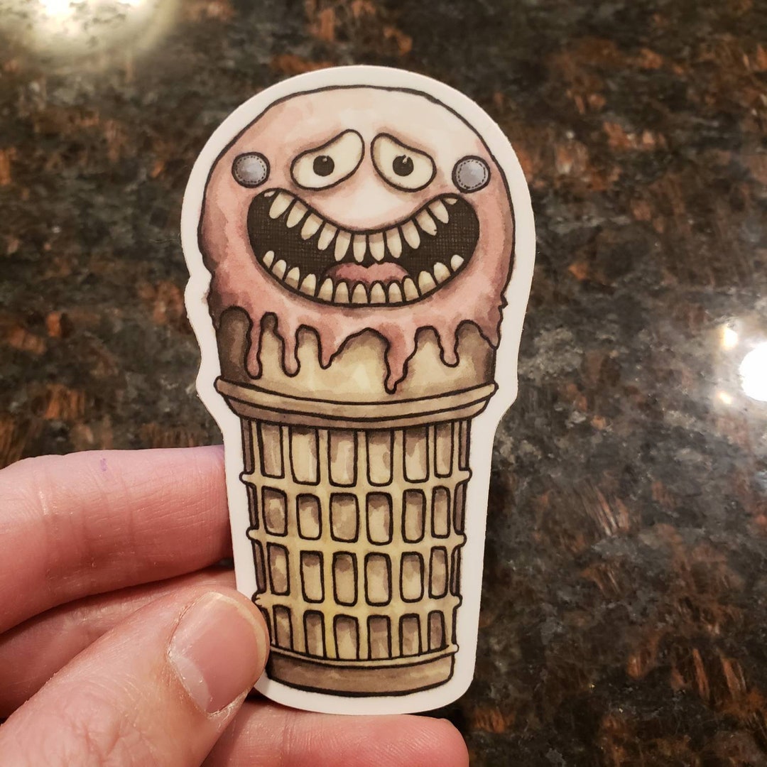 Melting Ice Cream 4 Inch Vinyl Sticker - Etsy