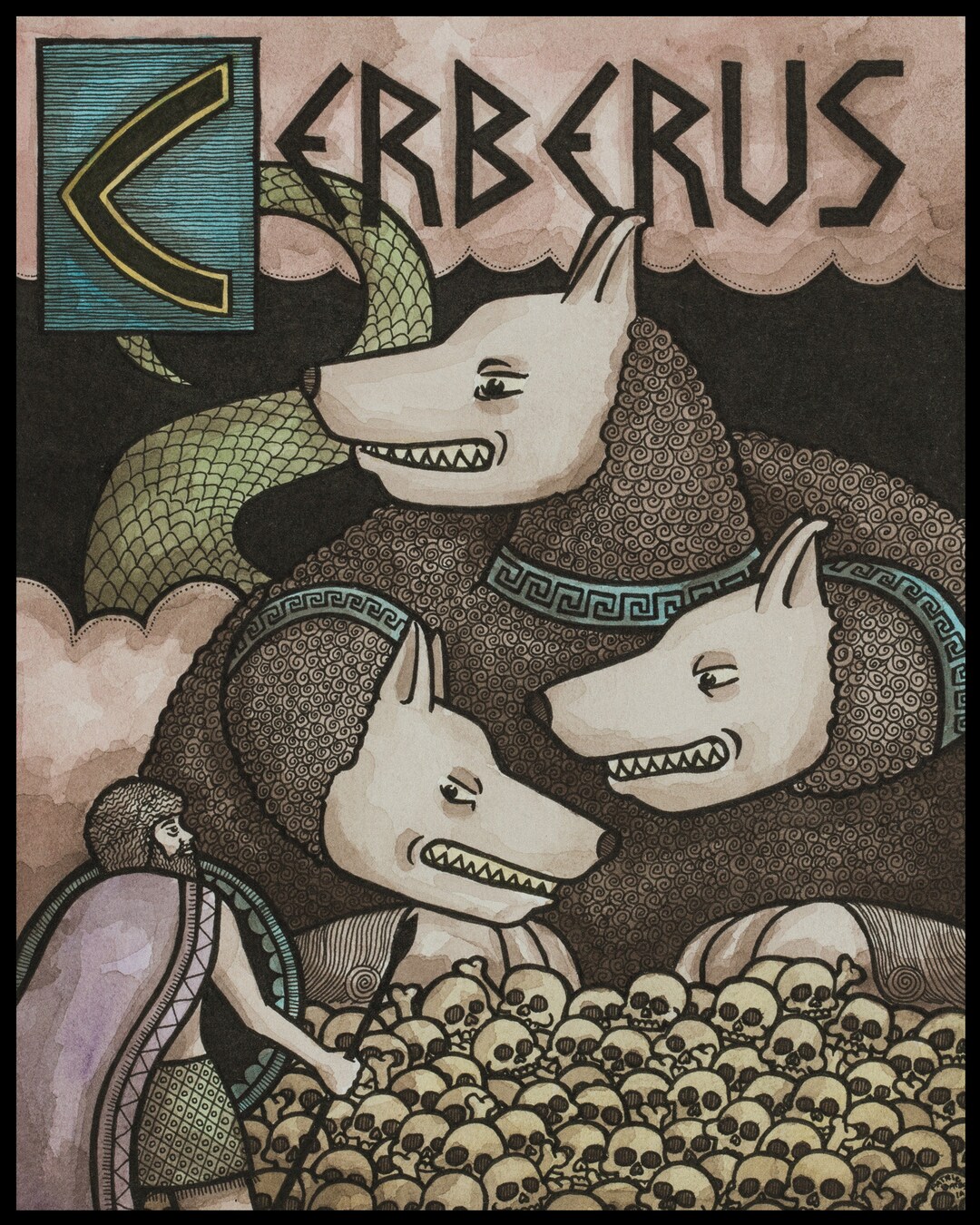 Cerberus Signed 8x10 Print - Etsy