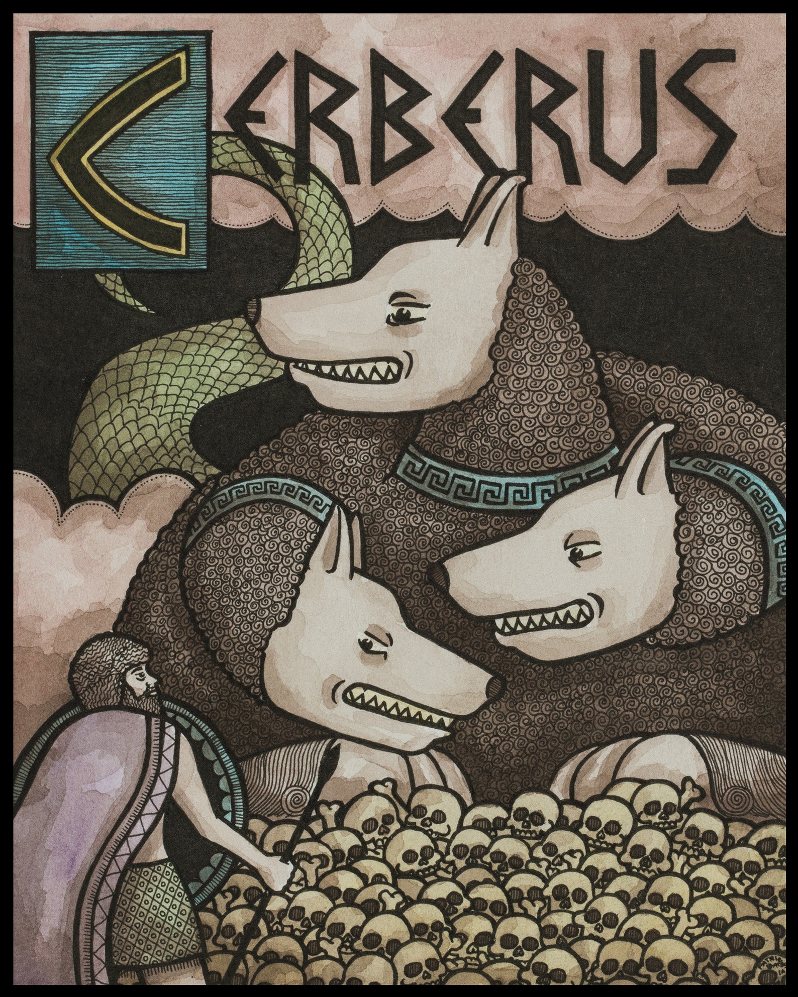 Cerberus Signed 8x10 Print - Etsy