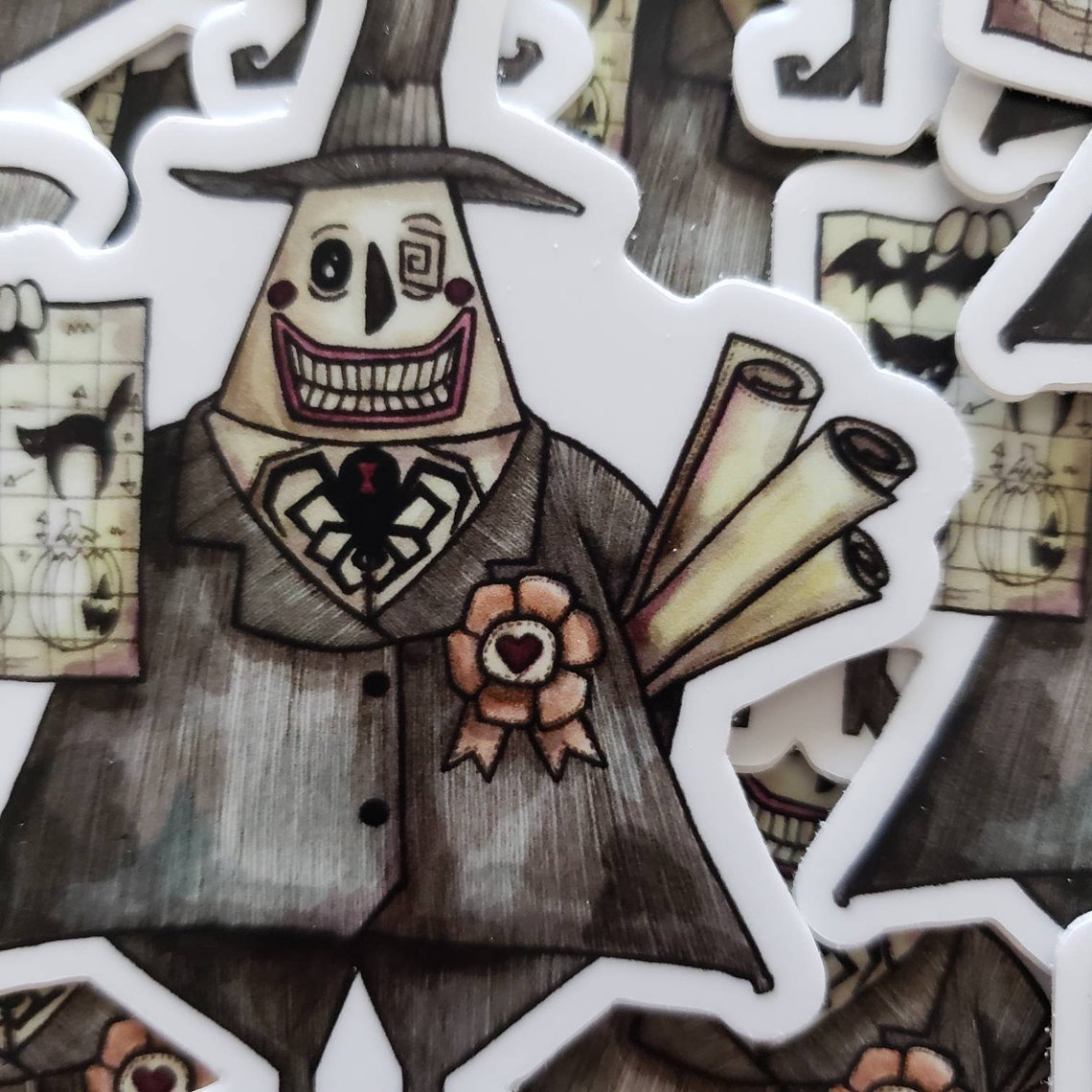 Mayor Nightmare Before Christmas 3-1/2 Inch Vinyl Sticker - Etsy