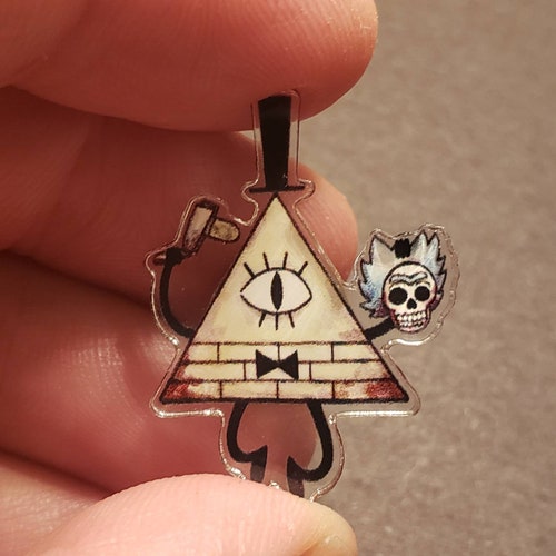 Bill Cipher Acrylic Pin - Etsy