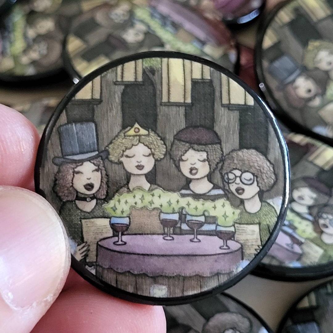 Spell Girls 1.5 Inch Round Button - Etsy