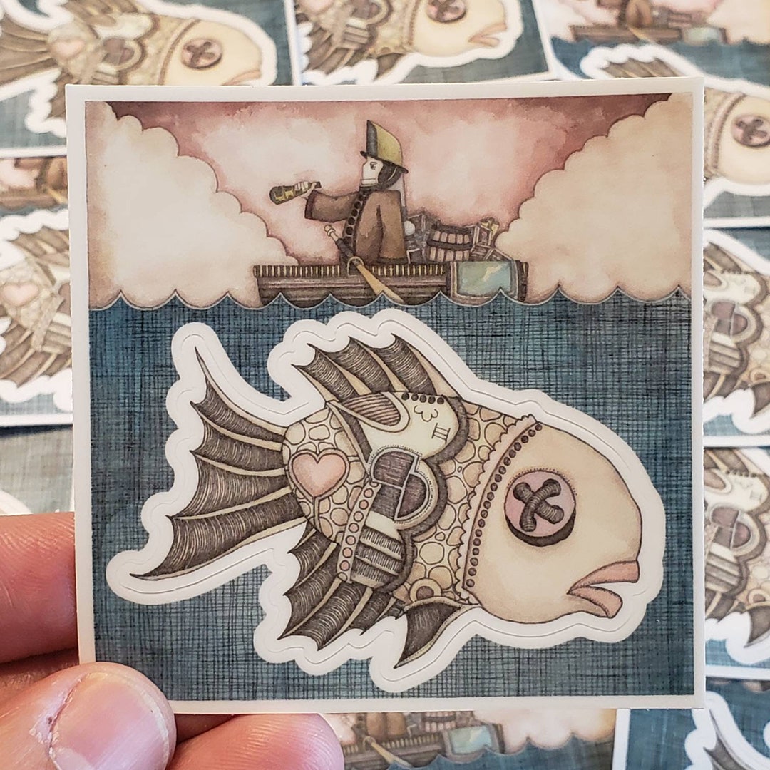 Fish 3 Inch Small Sticker Sheet - Etsy