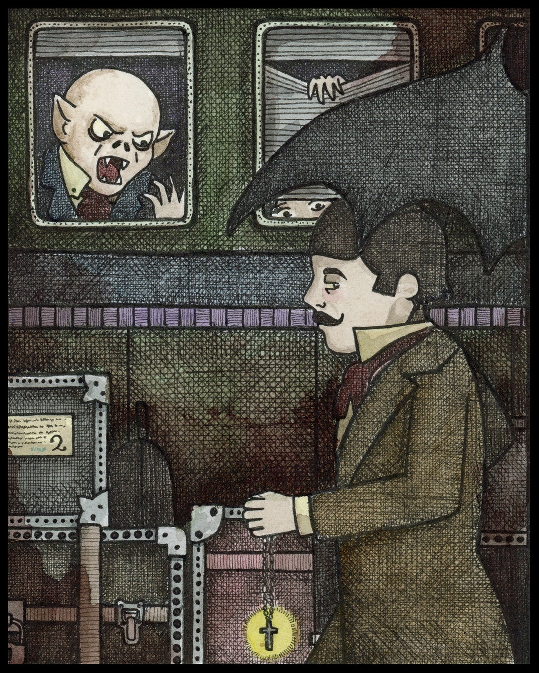 Vampire Station Signed 8x10 Print - Etsy