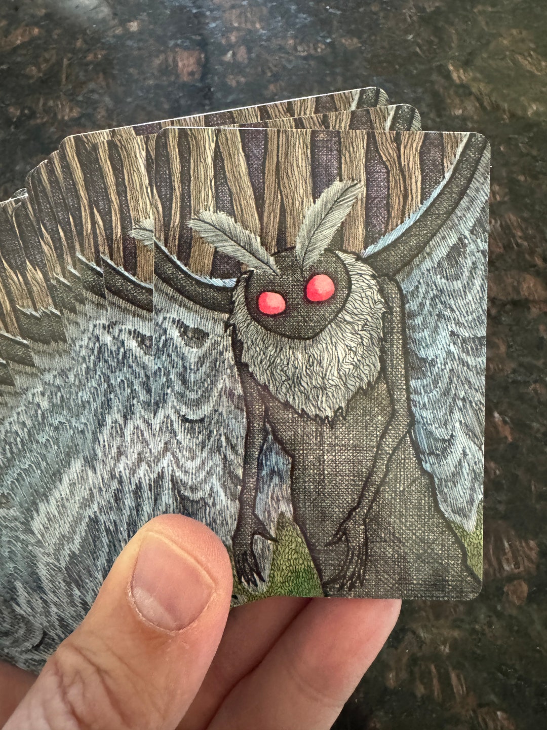 Mothman Playing Cards - Etsy