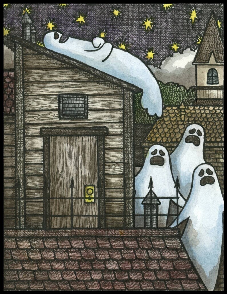 Ghost Roof Signed 8x10 Print - Etsy