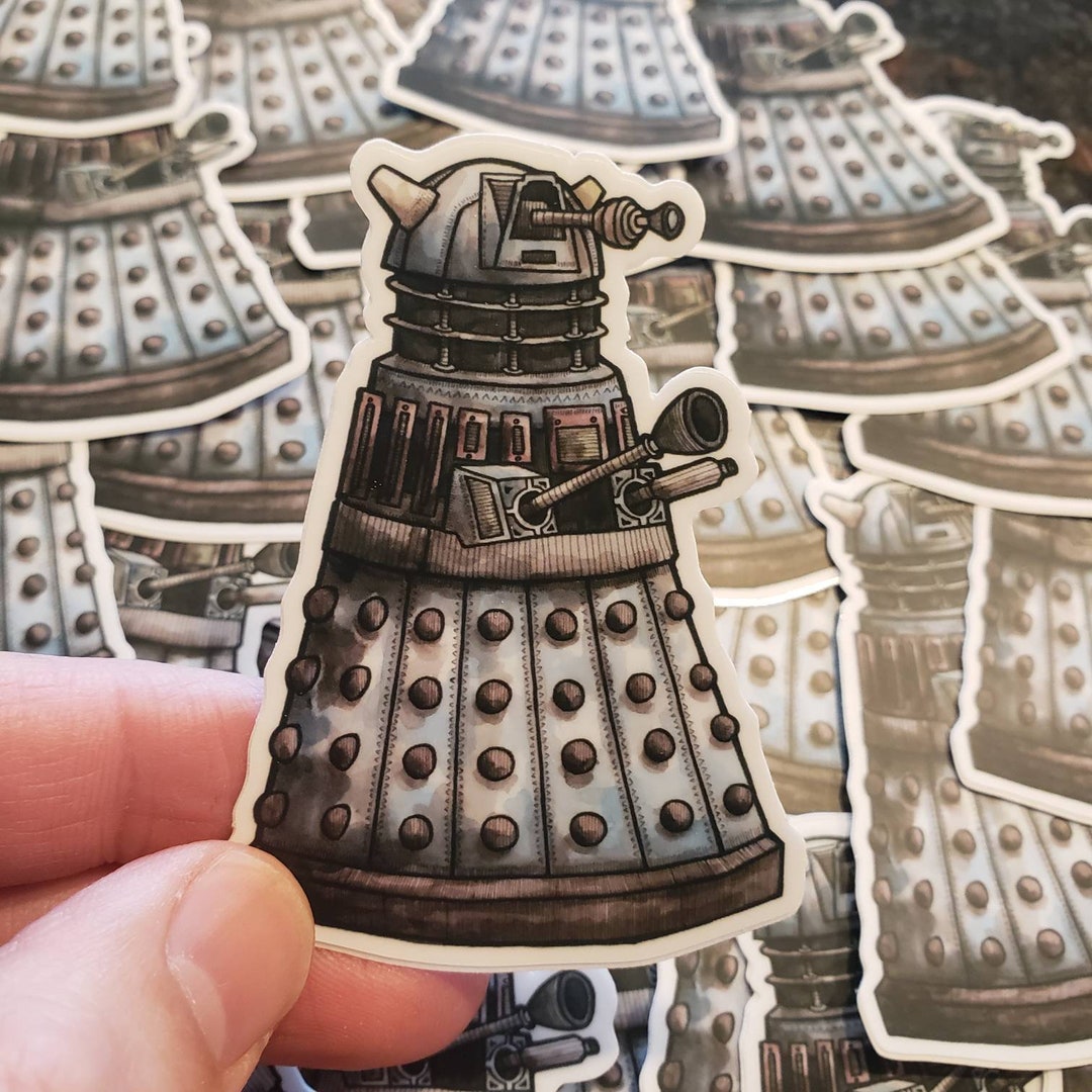 Dalek 3 Inch Vinyl Sticker - Etsy