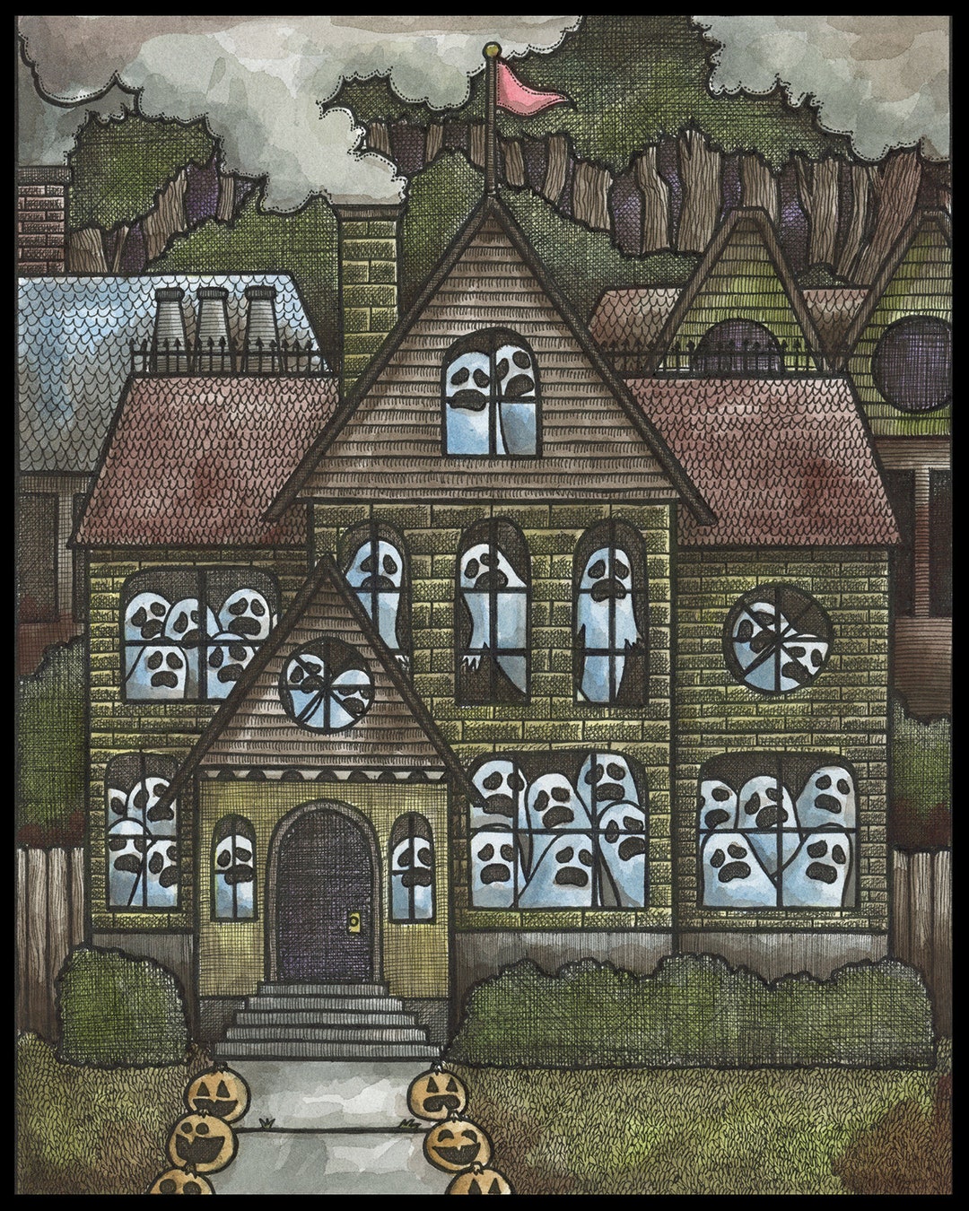Ghost House 2 Signed 8x10 Print - Etsy