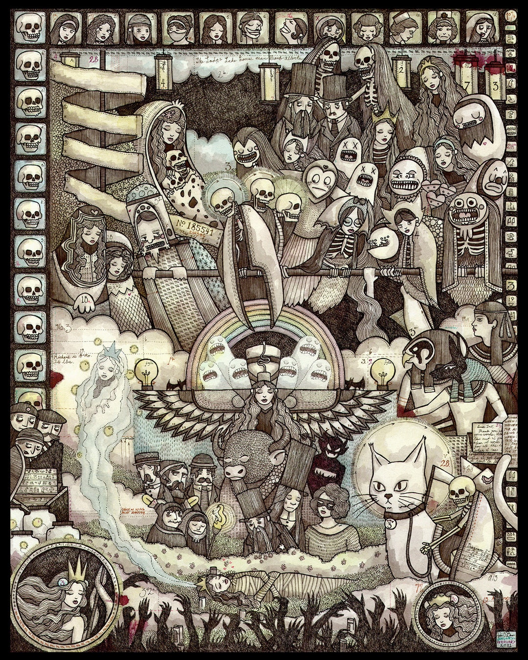 Ghost of Witch Point Burning Signed 8x10 Print - Etsy