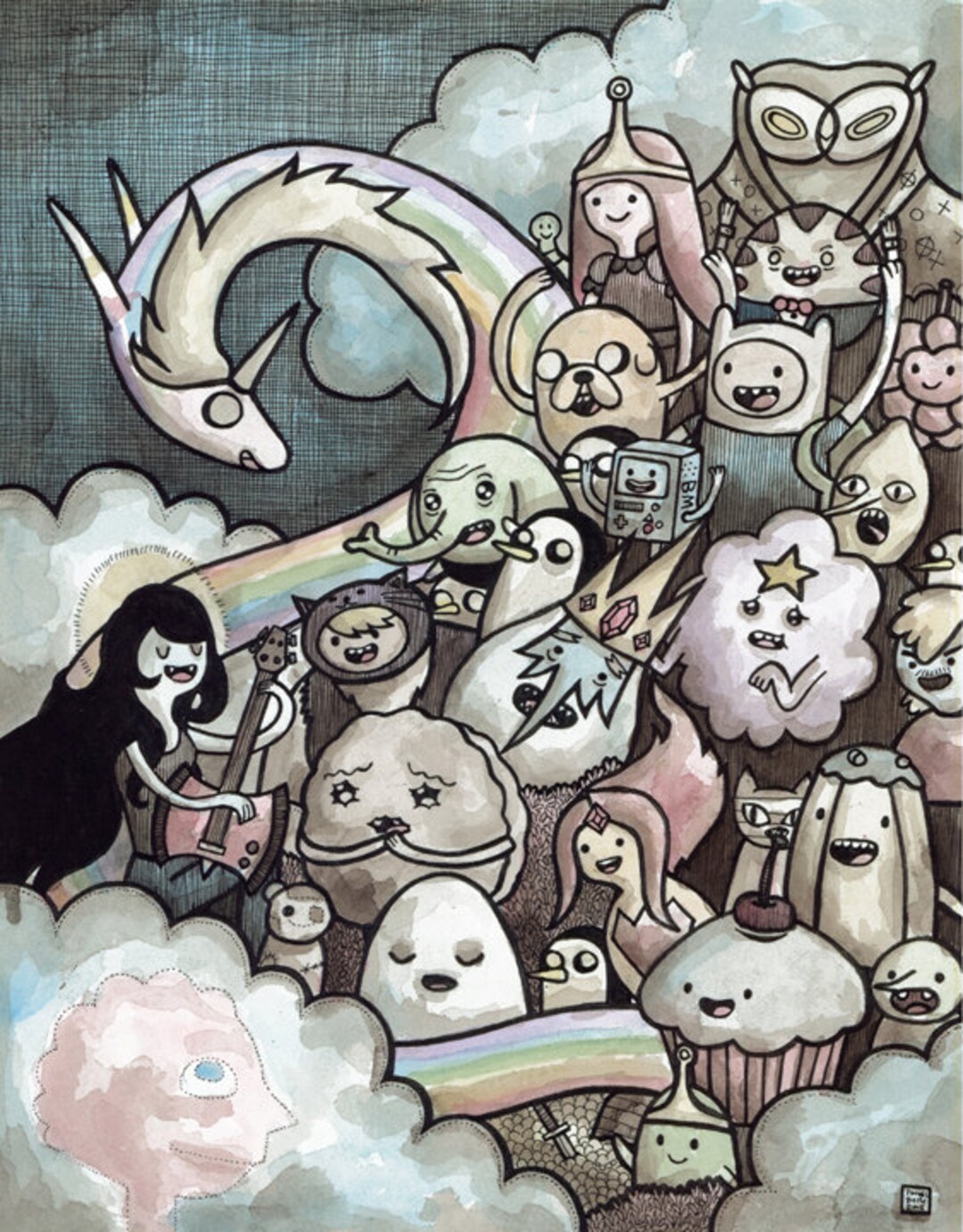 Adventure Time 11x14 Print - Etsy