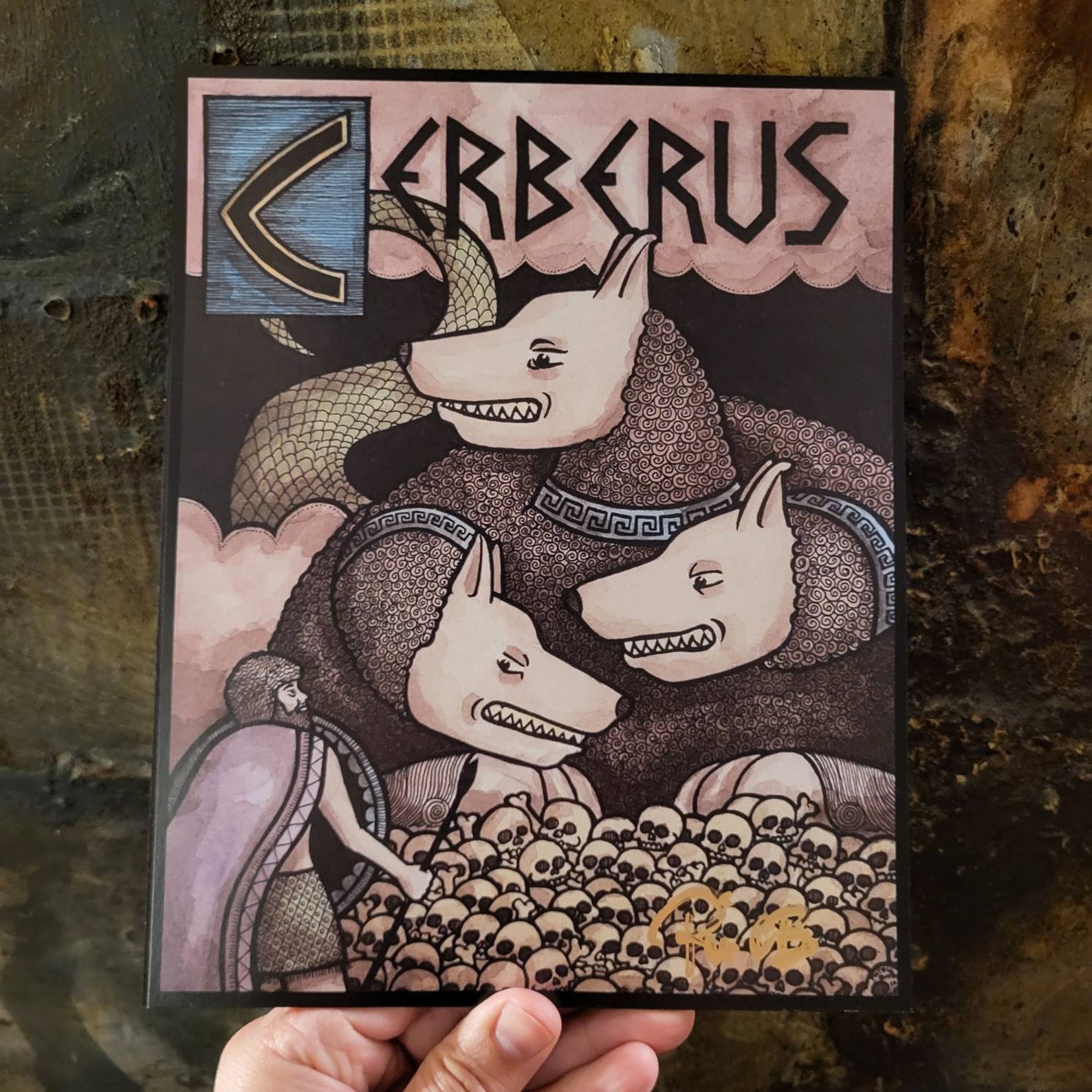 Cerberus Signed 8x10 Print - Etsy