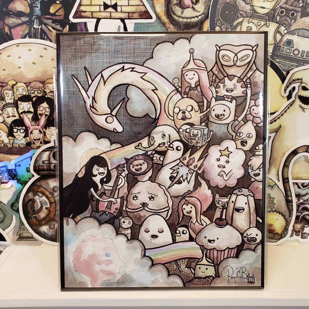 Adventure Time 8x10 Signed Print - Etsy
