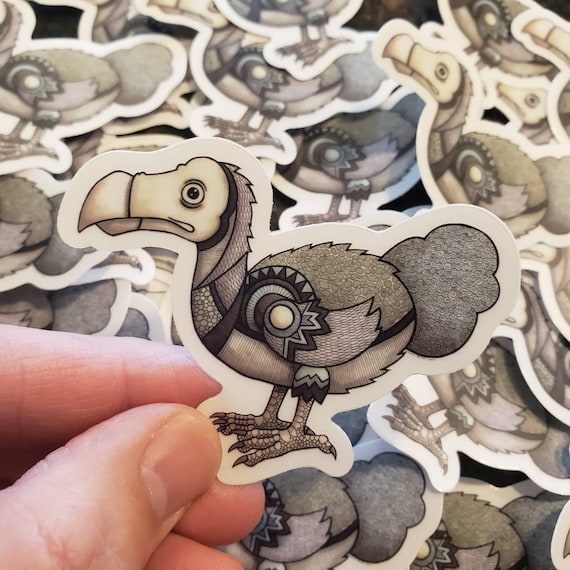 Dodo 3 Inch Wide Vinyl Sticker | Etsy