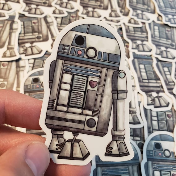 R2D2 3 Inch Vinyl Sticker Star Wars - Etsy