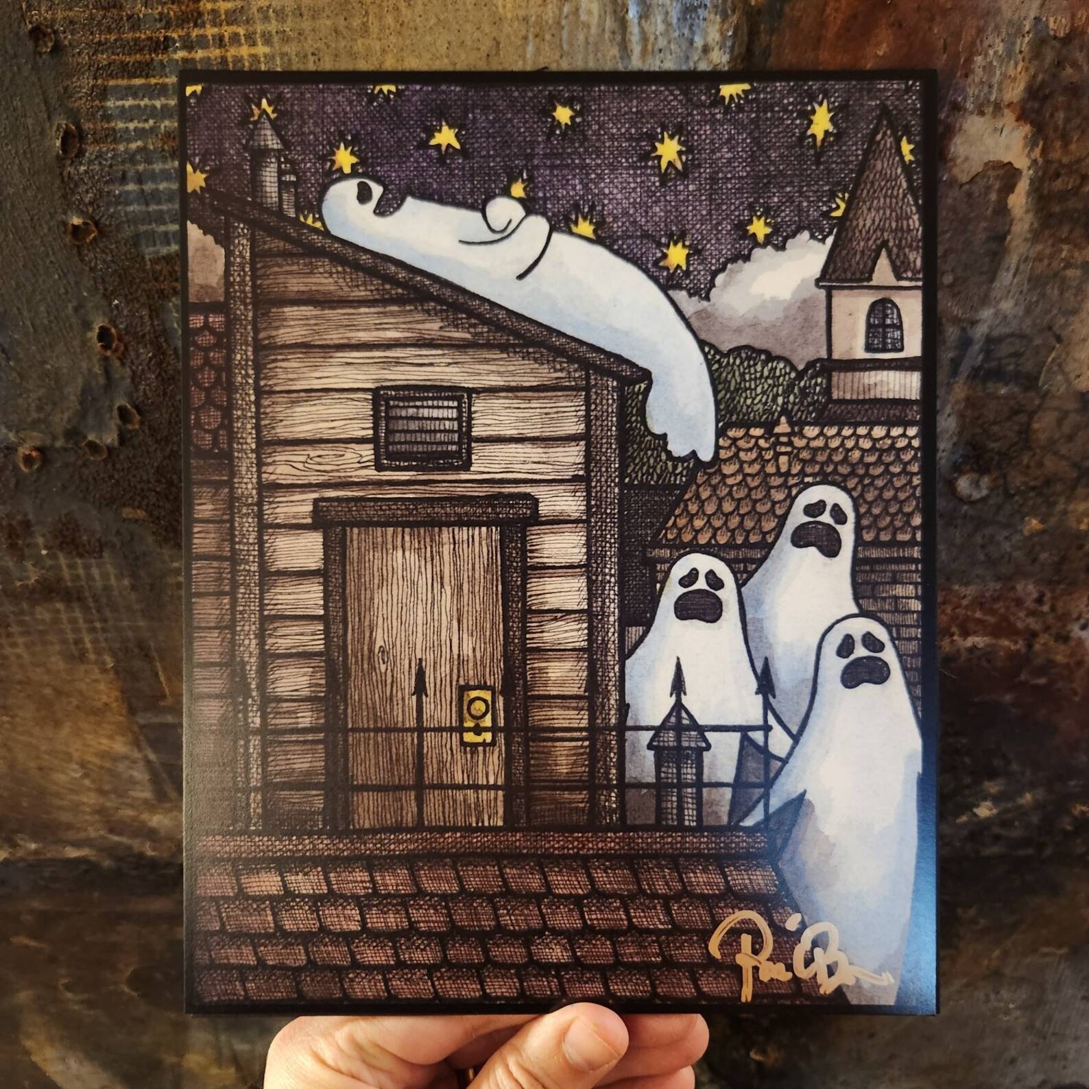 Ghost Roof Signed 8x10 Print - Etsy