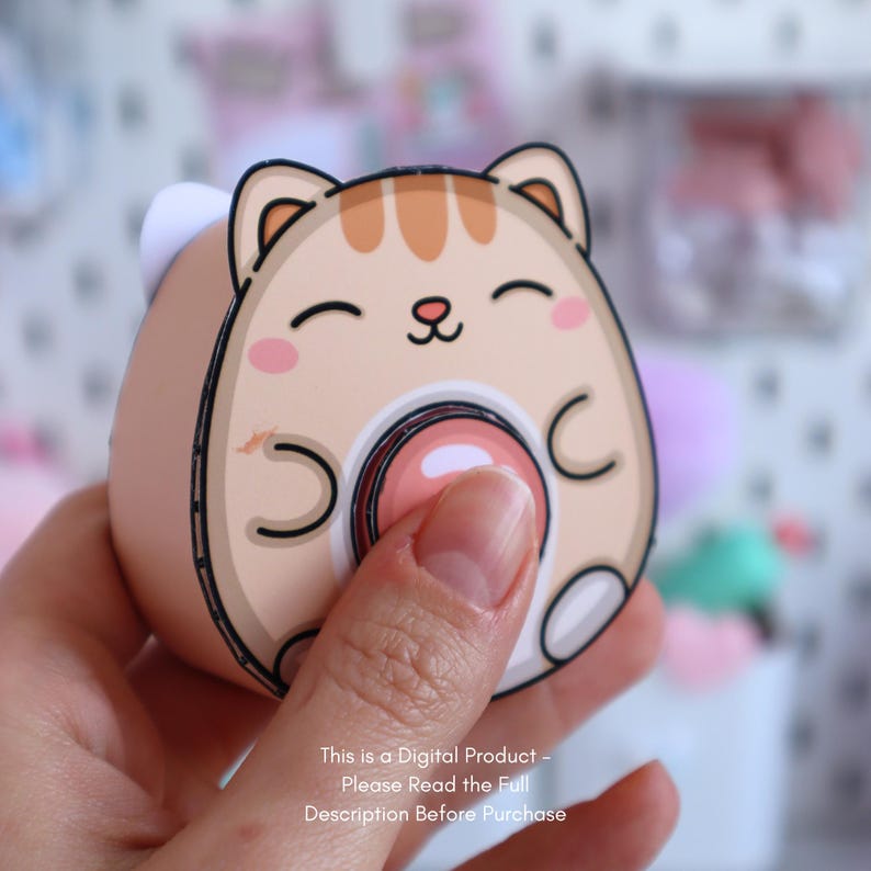 Easy DIY Clicker Toy Printable | Cute Animal Paper Craft for Kids | 30 ...