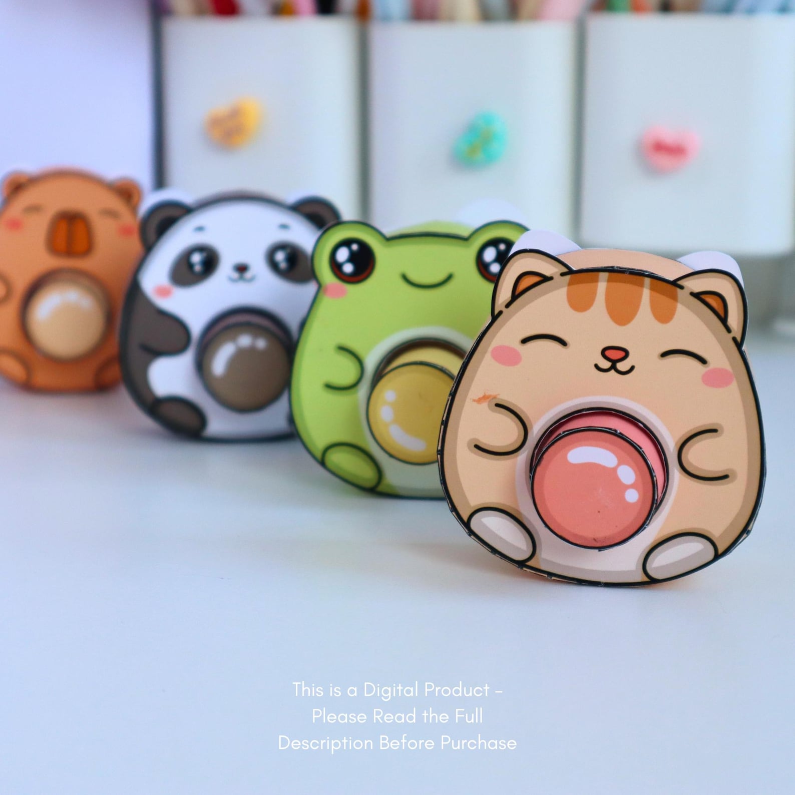 Easy DIY Clicker Toy Printable | Cute Animal Paper Craft for Kids | 30 ...