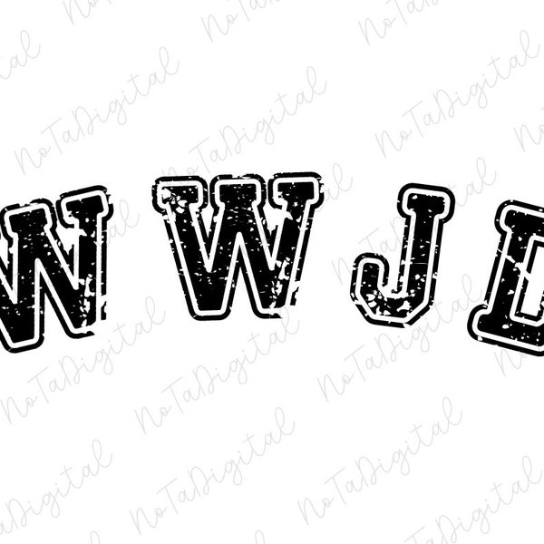 Wwjd Svg File - Etsy