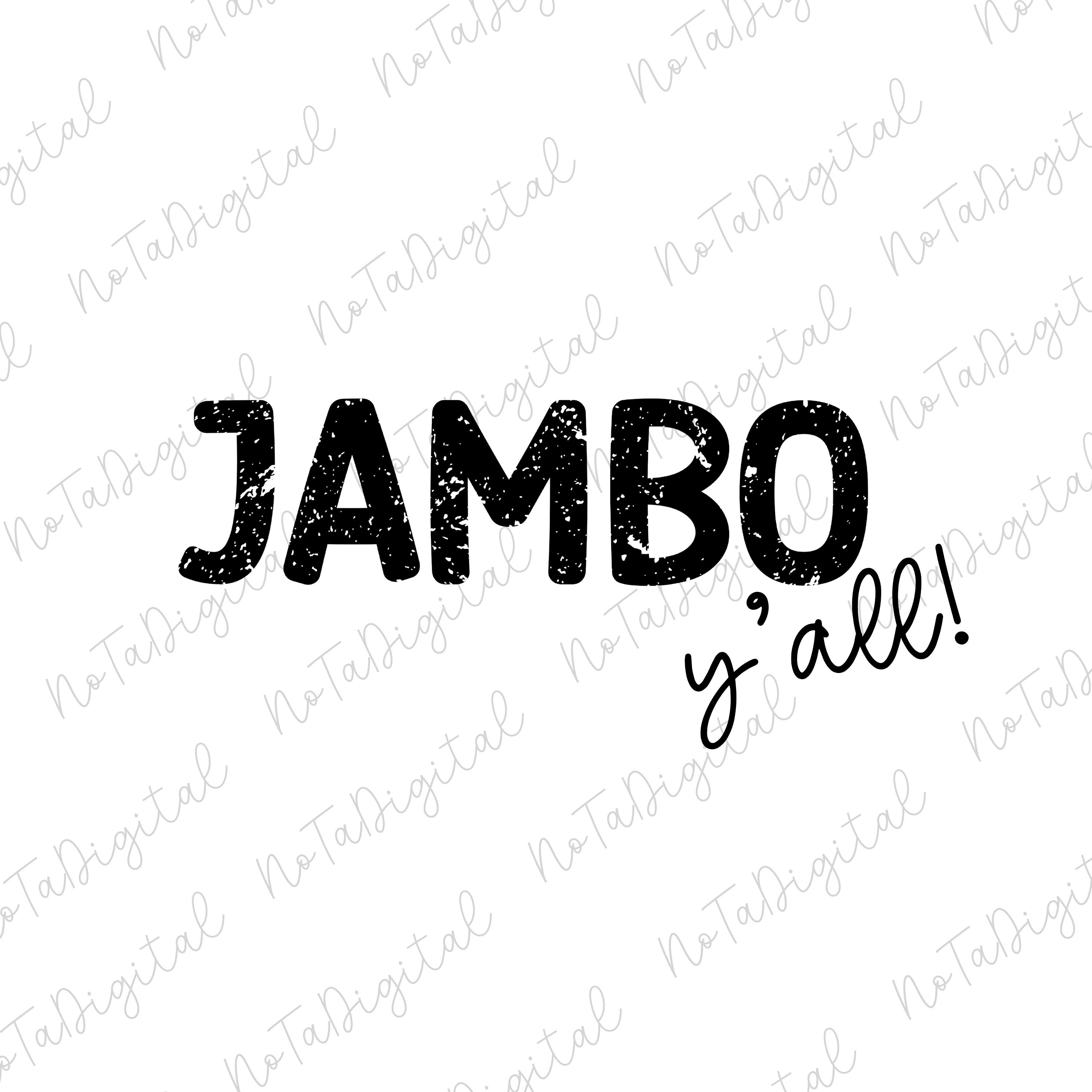Jambo Y'all Png Digital File - Etsy