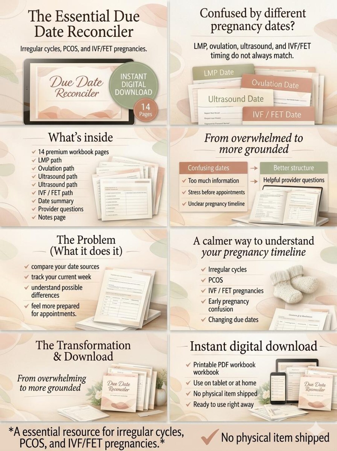Printable Baby Due Date Chart PDF, Pregnancy Calendar, Conception Date ...