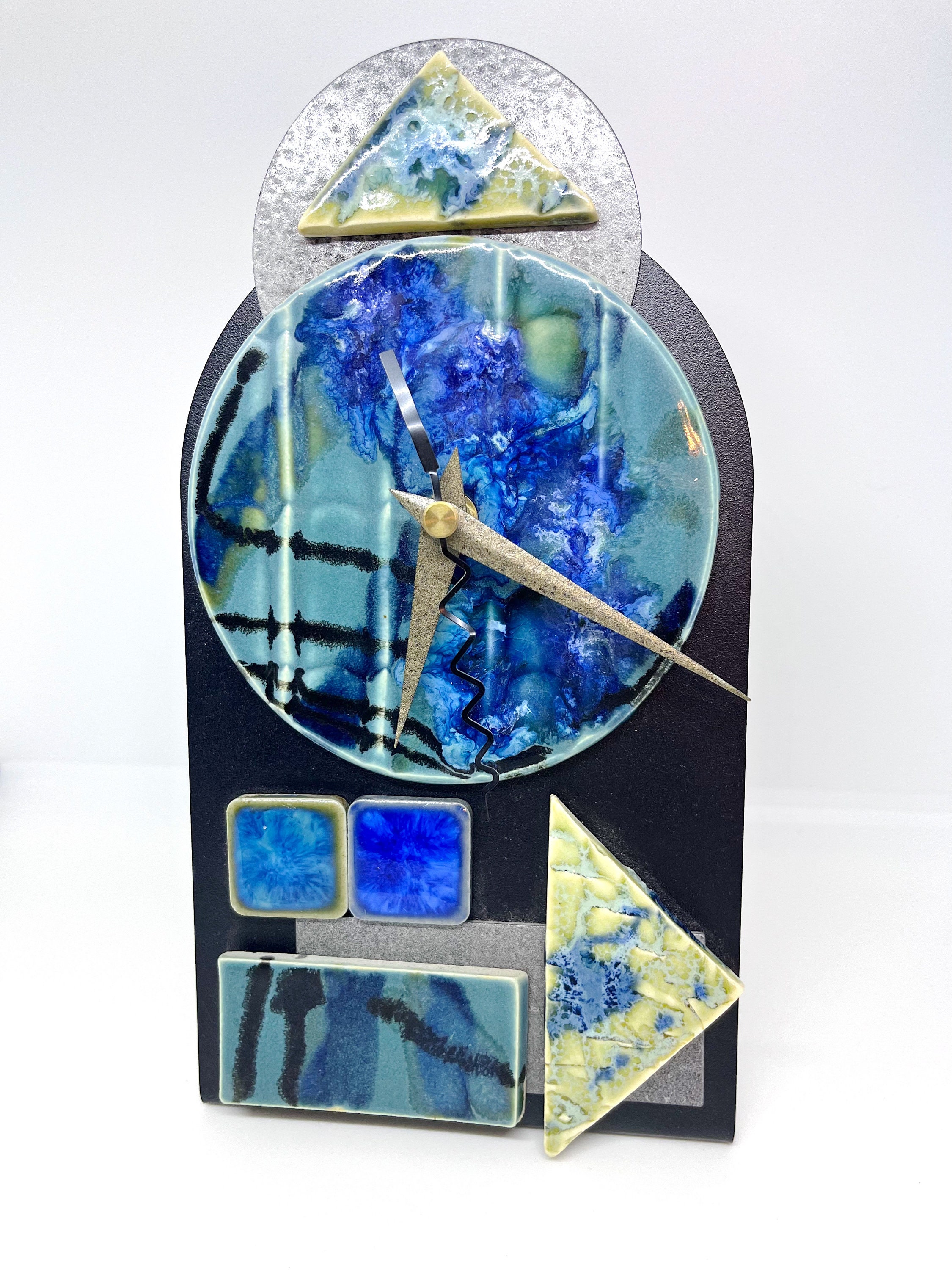 Marcs Studio Tile Art Clock - Etsy