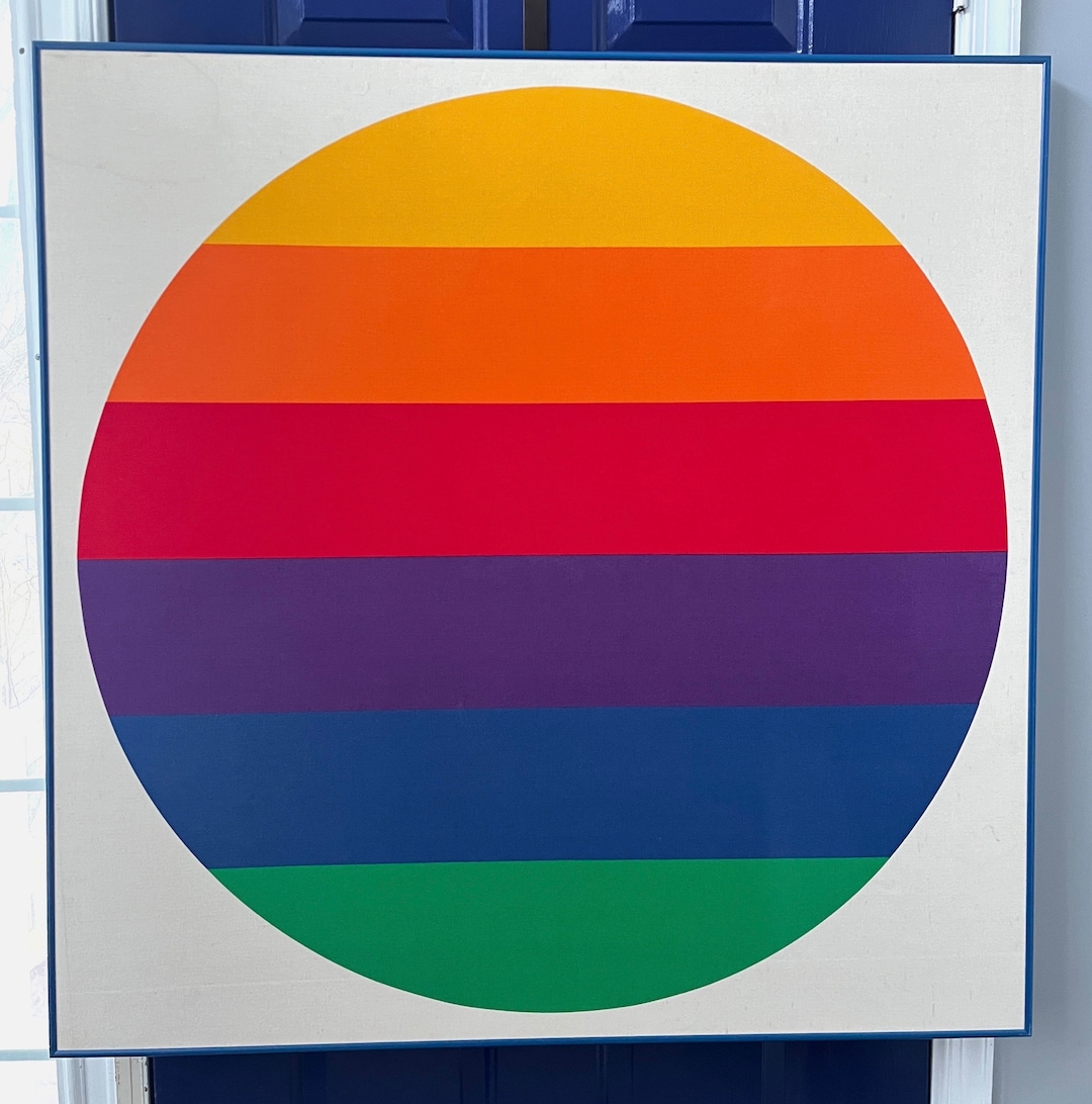 Stromma Sweden Rainbow Circle Textile Fabric Wall Art Verner Panton ...