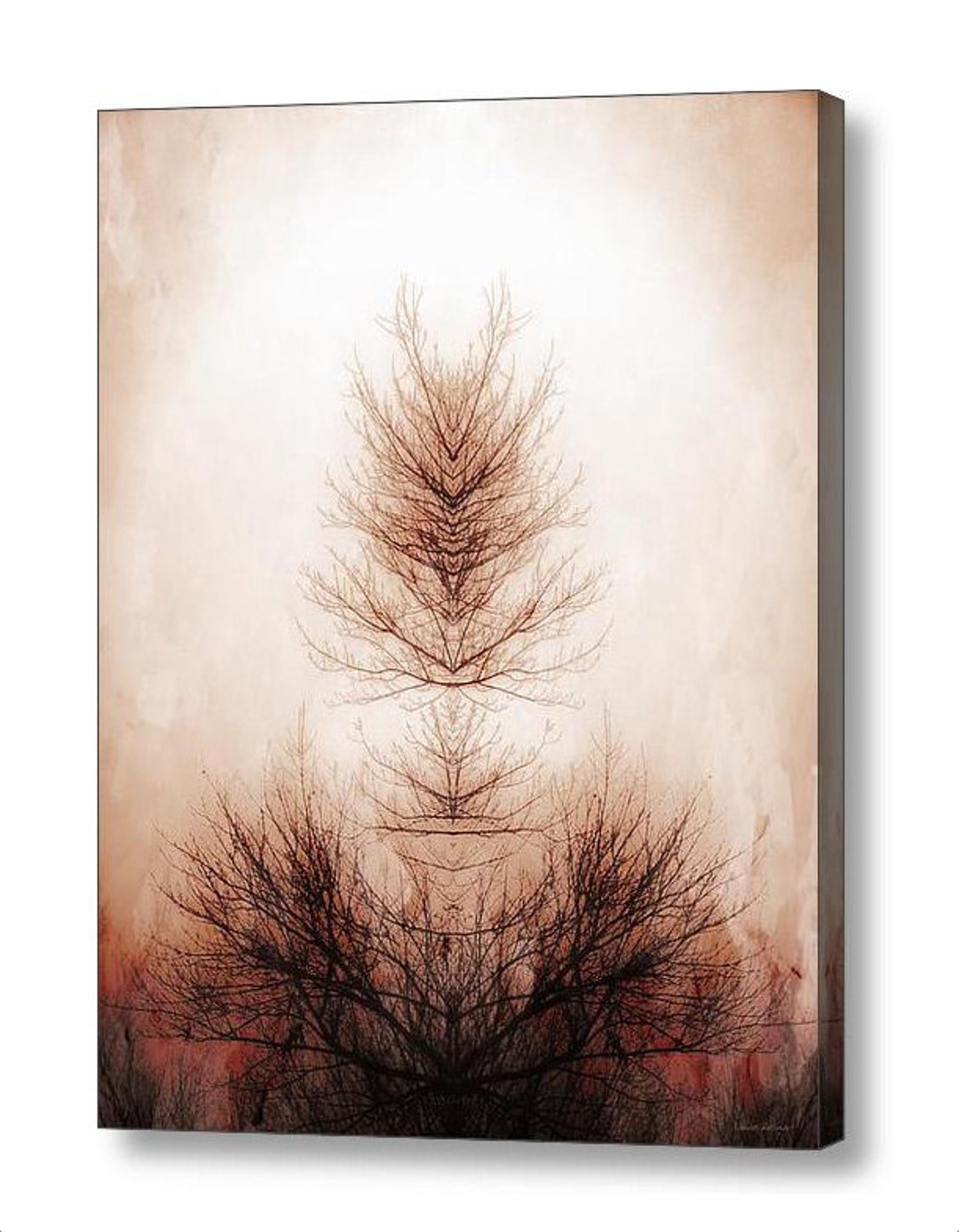 Branch of Life – Surreal Inkblot Tree Art, Rorschach Mirror Image Wall Print or Canvas - Etsy