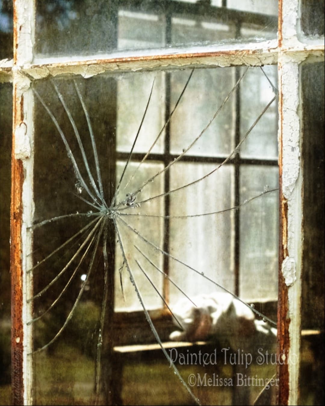Shattered Broken Window Abandoned Home Rustic Architecture Rural ...