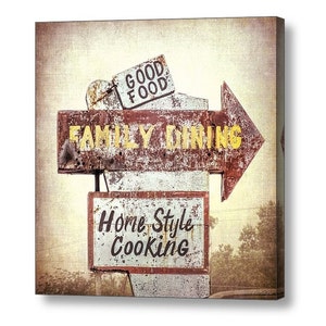 Farmhouse Country Cooking Sign Kitchen Dining Wall Art Decor Print or ...