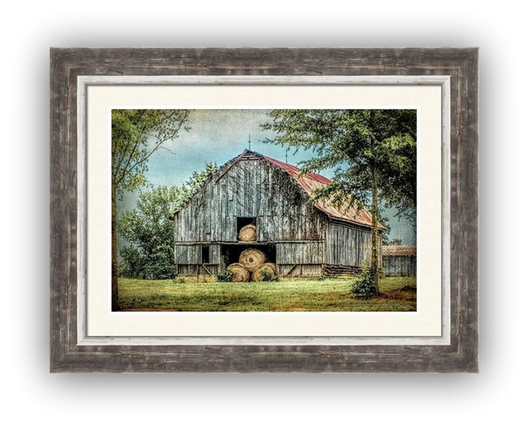 Rustic Barn Photography Print: North Carolina Country Landscape - Etsy