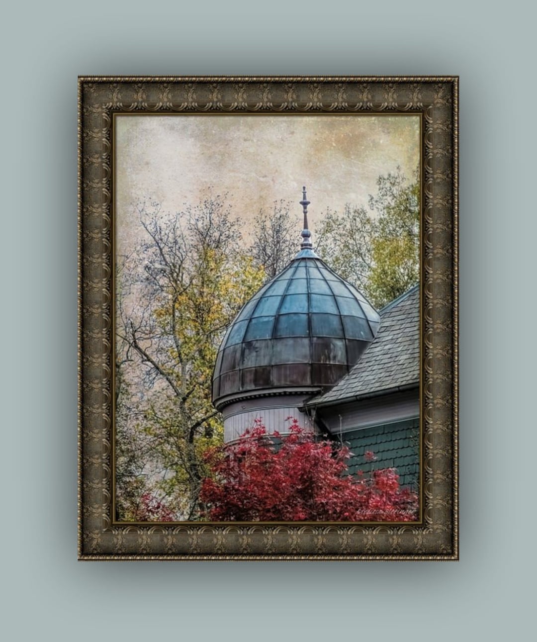 Victorian Home Photography Print: Autumn Foliage, Statesville NC - Etsy