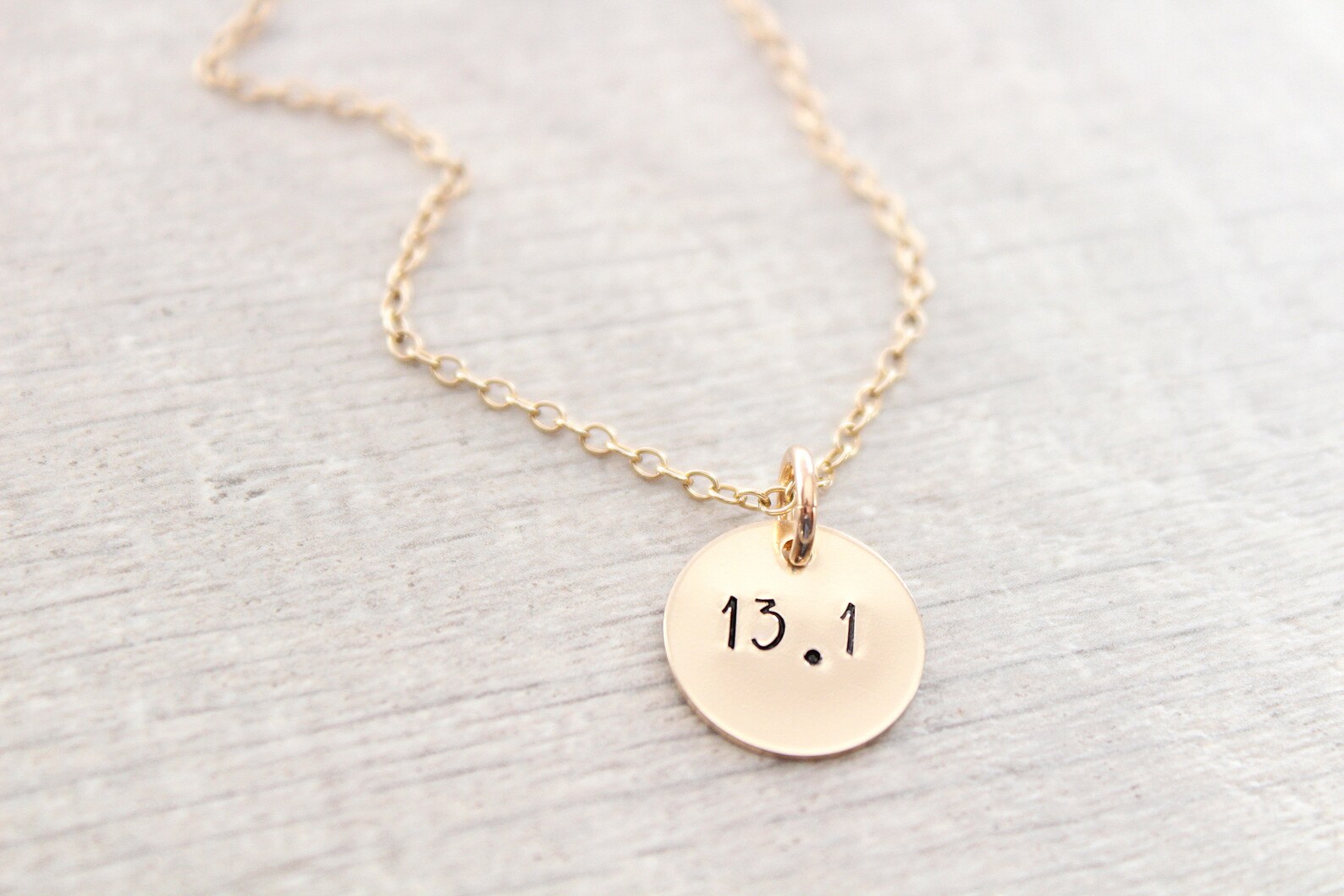 Marathon Necklace Runner Necklace 13.1 26.2 Necklace Half | Etsy