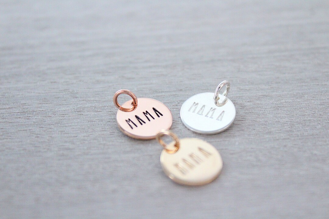 Mama Charms for Necklace 14k Gold Filled or Sterling Silver Mother's ...