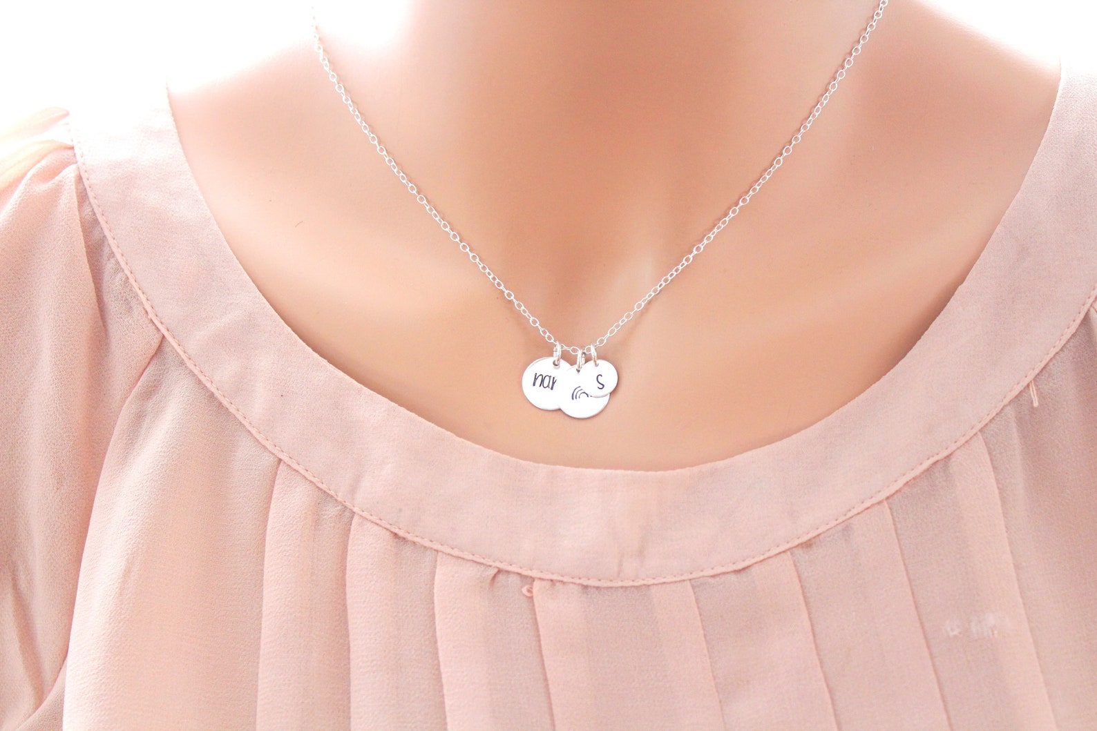 Nana Necklace Gold rainbow Necklace Gold Silver or Rose Gold - Etsy