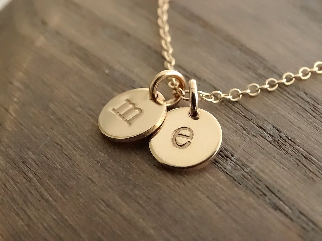 Initial Necklace Gold, Custom Initial, Personalized Jewelry, Monogram ...