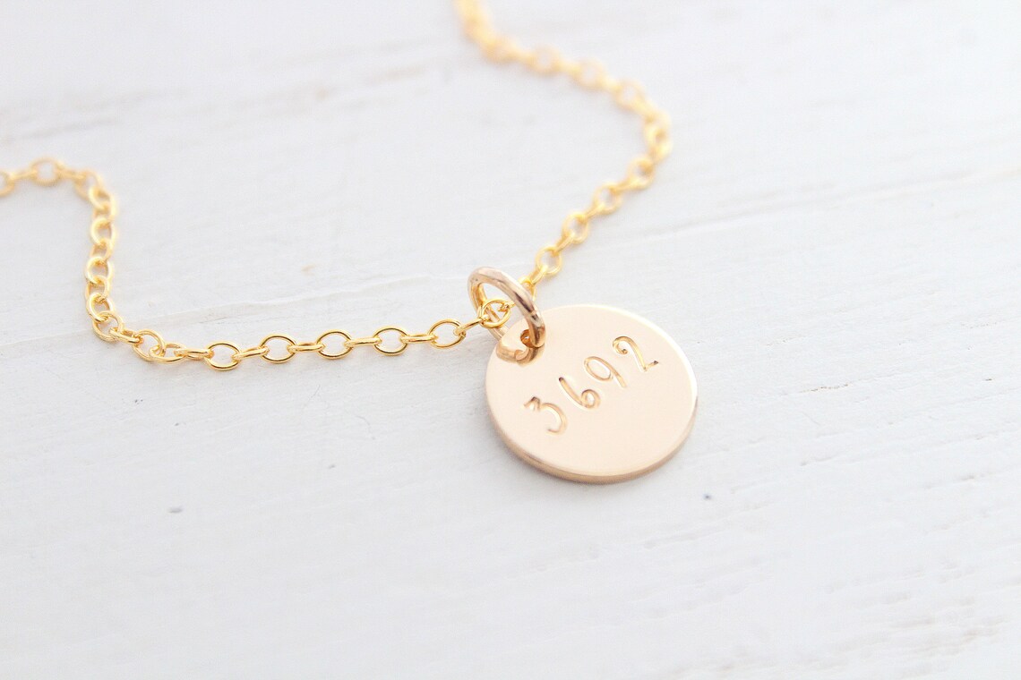 Police Necklace for Women Police Wife Necklace Badge Number - Etsy