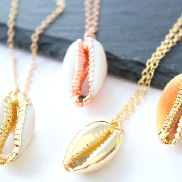 Cowrie Necklace - Etsy