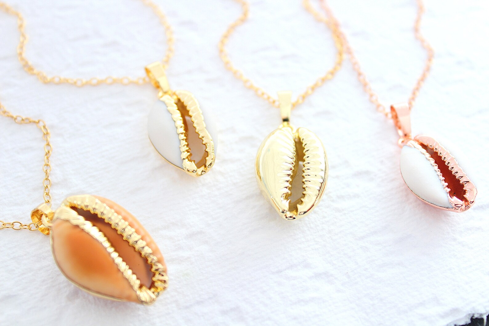 Cowrie Necklace Gold Shell Necklace Gold Cowrie Shell | Etsy