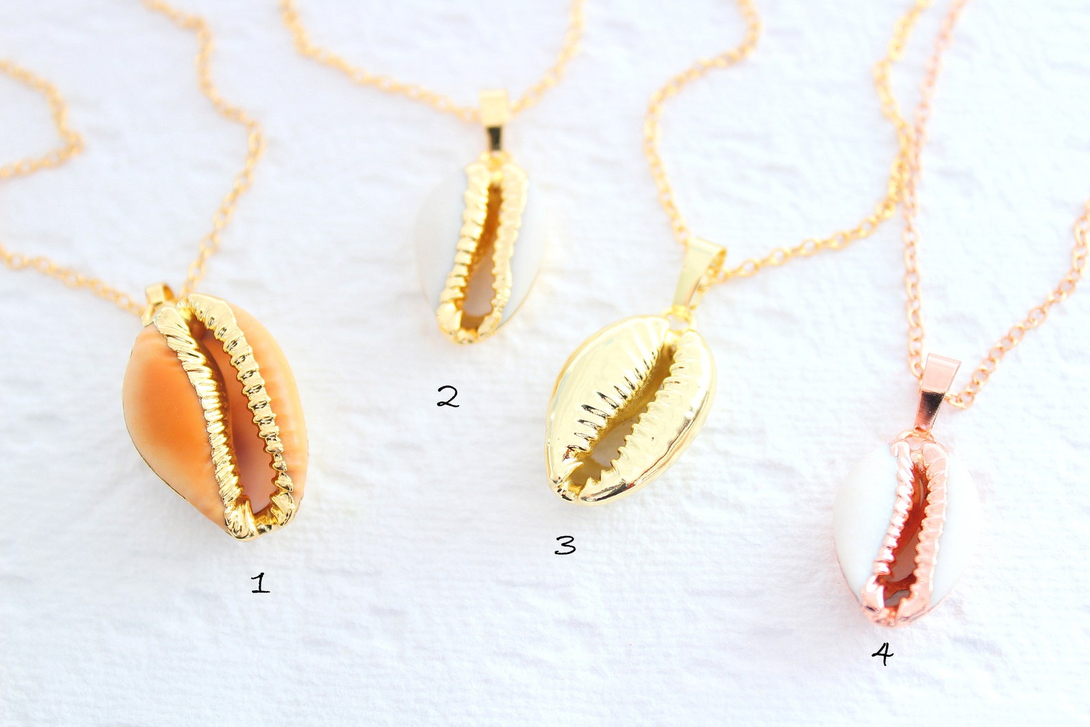 Cowrie Necklace Gold Shell Necklace Gold Cowrie Shell | Etsy