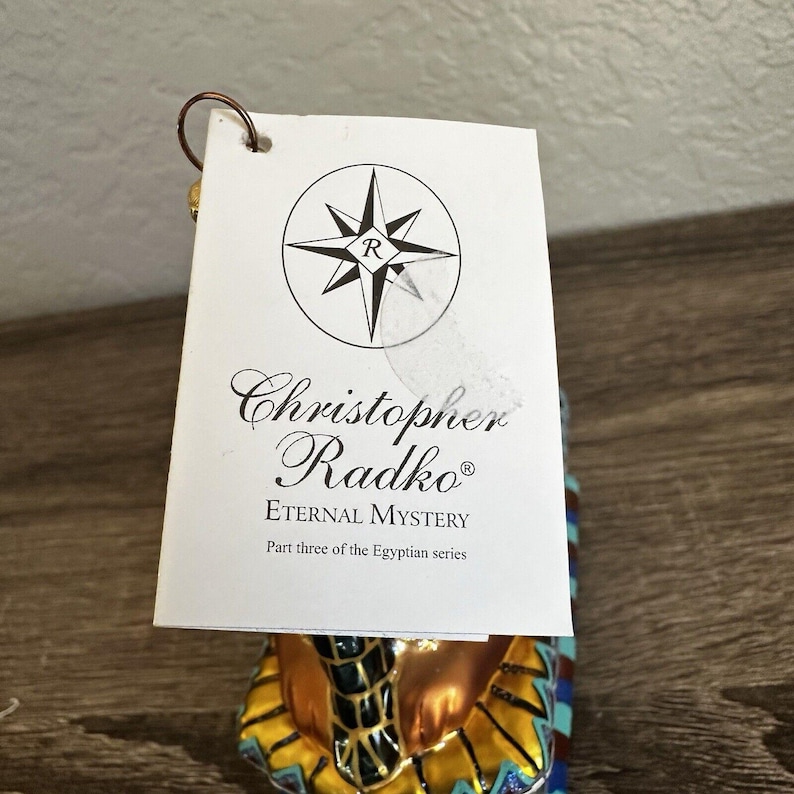 Christopher Radko Eternal Mystery Glass Ornament - Etsy