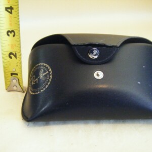 Vintage Ray Ban Eyeglass Semi-hard Black Case 1990s DISTRESSED Glasses ...