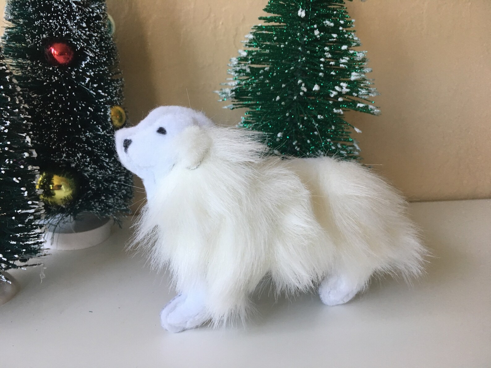 Great Pyrenees Ornament - Handmade Christmas Ornament - Felt Great ...
